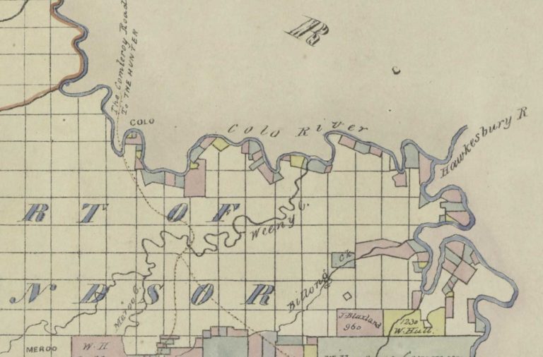 Historical Maps - Colo River